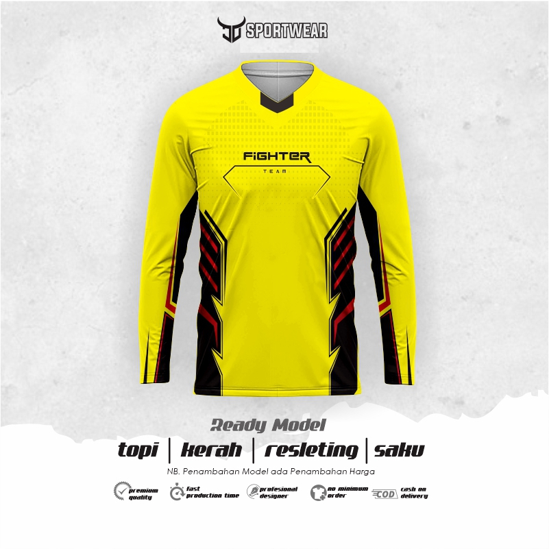 Jual jersey merpati kuning hitam sport full printing custom satuan ...