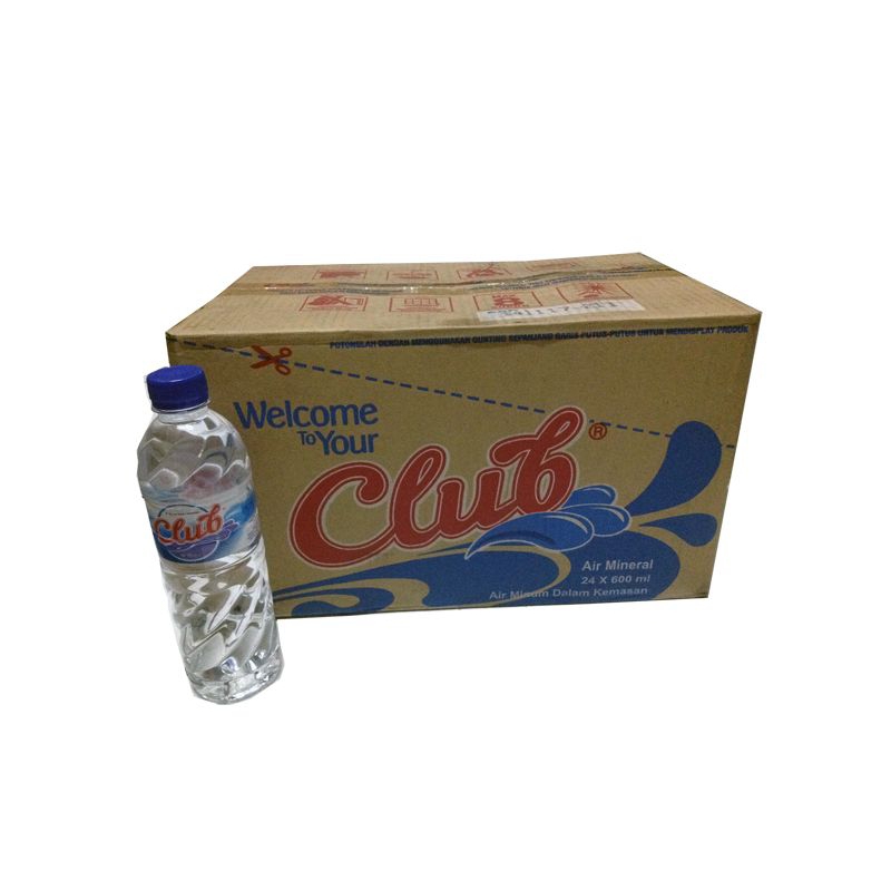 Jual Air mineral Club botol 600ml | Shopee Indonesia