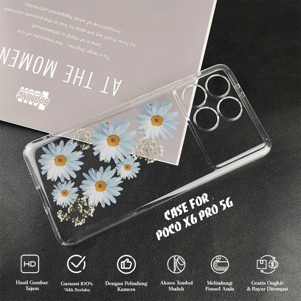 Jual Case Poco X6 Pro 5G Casing Poco X6 Pro 5G Motif [BUNGA] Booming ...
