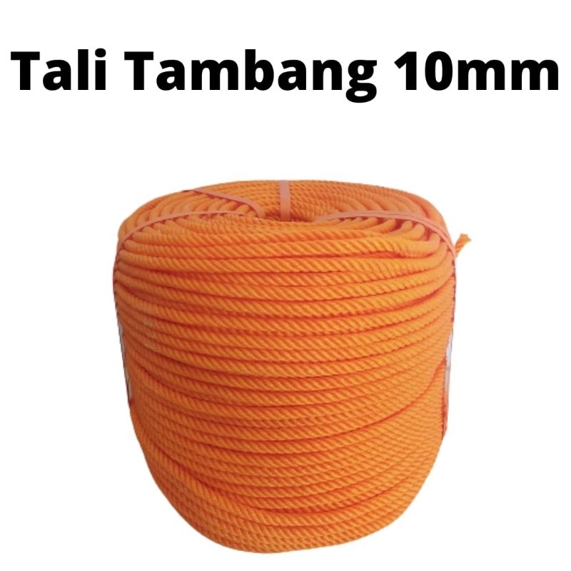 Jual Tali Tambang 10mm /Tali Tambang Plastik PE Rope 10mm Harga Per ...