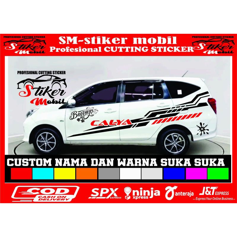 Jual stiker mobil calya sigra innova avanza xenia dll stiker variasi ...