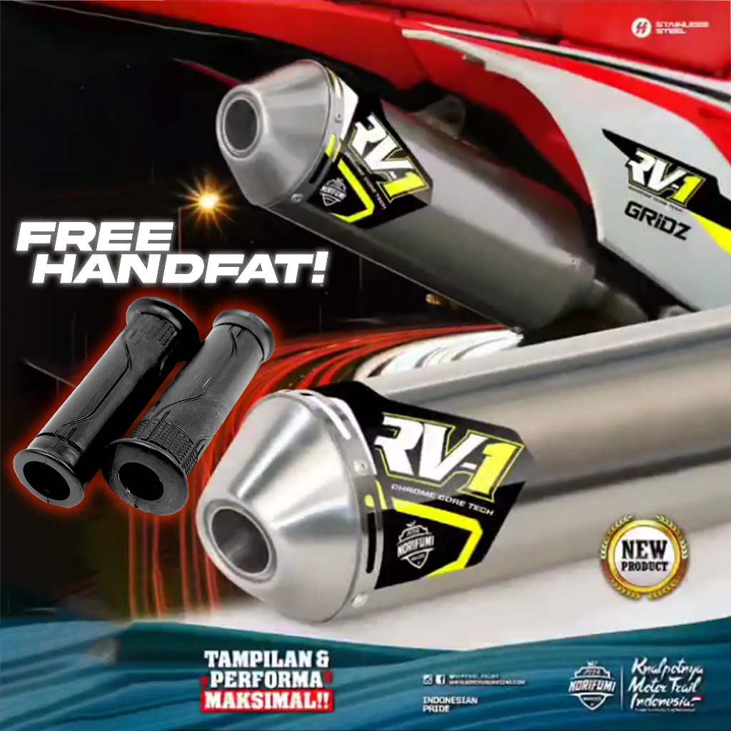 Jual Knalpot Original Norifumi RV1 GRIDZ KLX 150 BIGFOOT DTRACKER New CRF 150 L WR 155 | Shopee ...