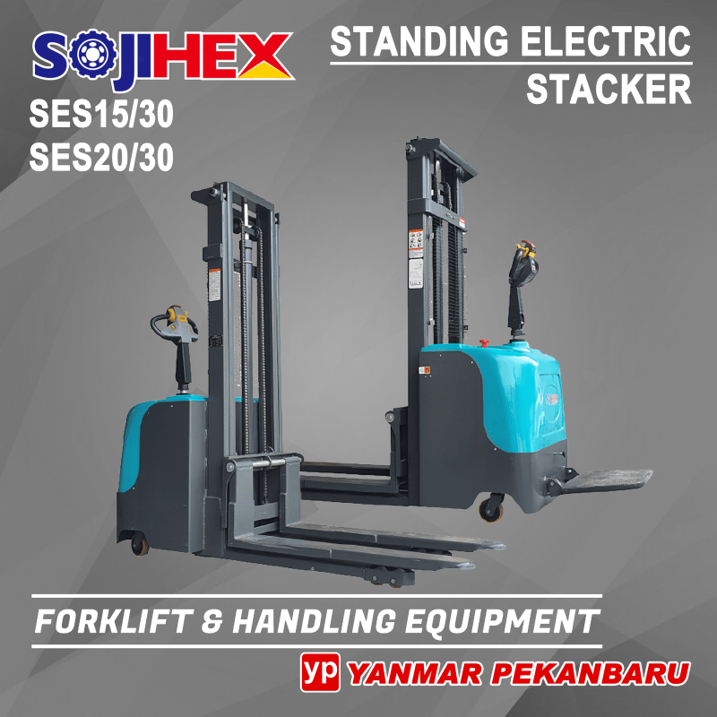 Jual Mesin Pemindah Barang / Standing Electric Stacker 2 Ton 3 Meter SOJIHEX SES20/30 | Shopee ...
