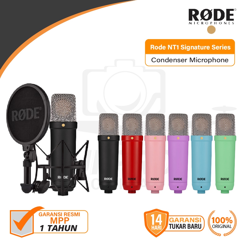 Jual Rode NT1 Signature Series Large-Diaphragm Condenser Microphone NT-1 | Shopee Indonesia