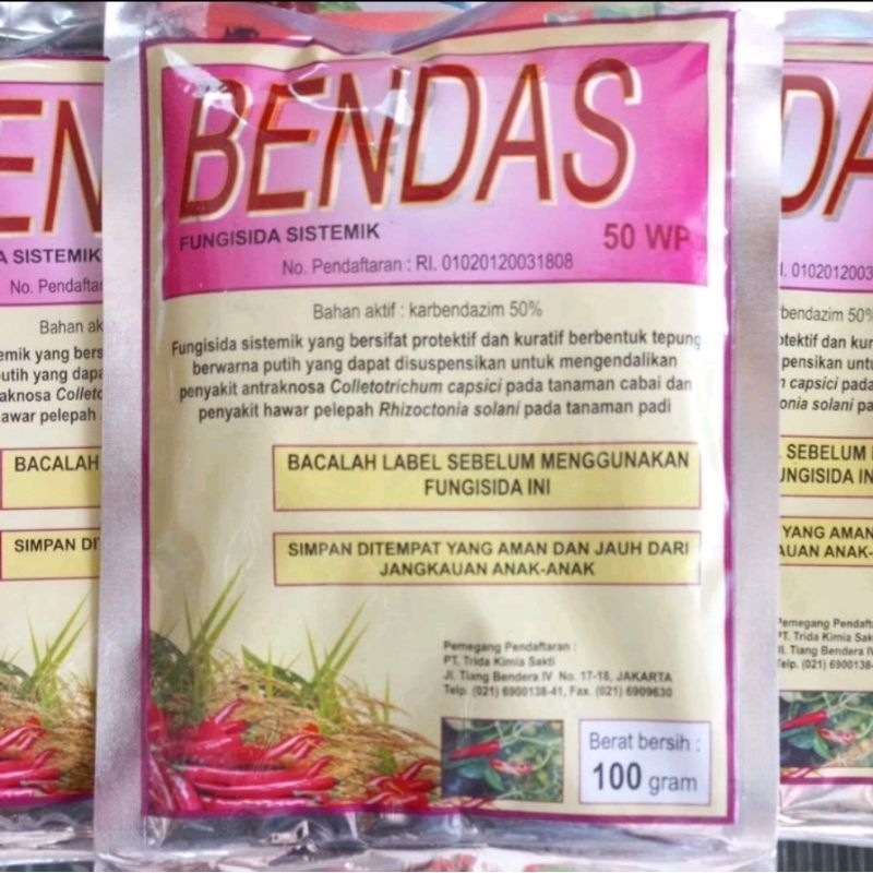 Jual Fungisida Sistemik BENDAS 50WP 100Gr Karbendasim | Shopee Indonesia