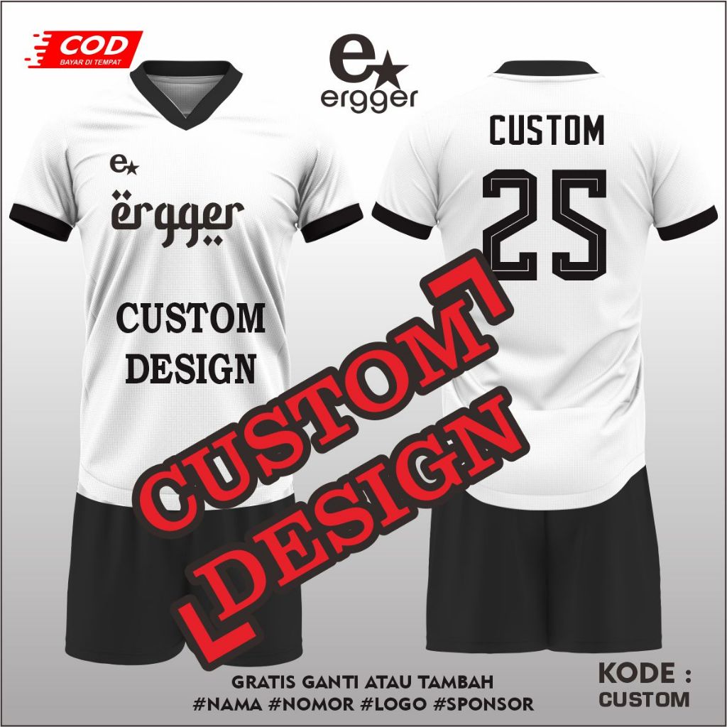 Jual Jersey Futsal Sepak Bola Full Printing Custom Design Gratis Custom ...