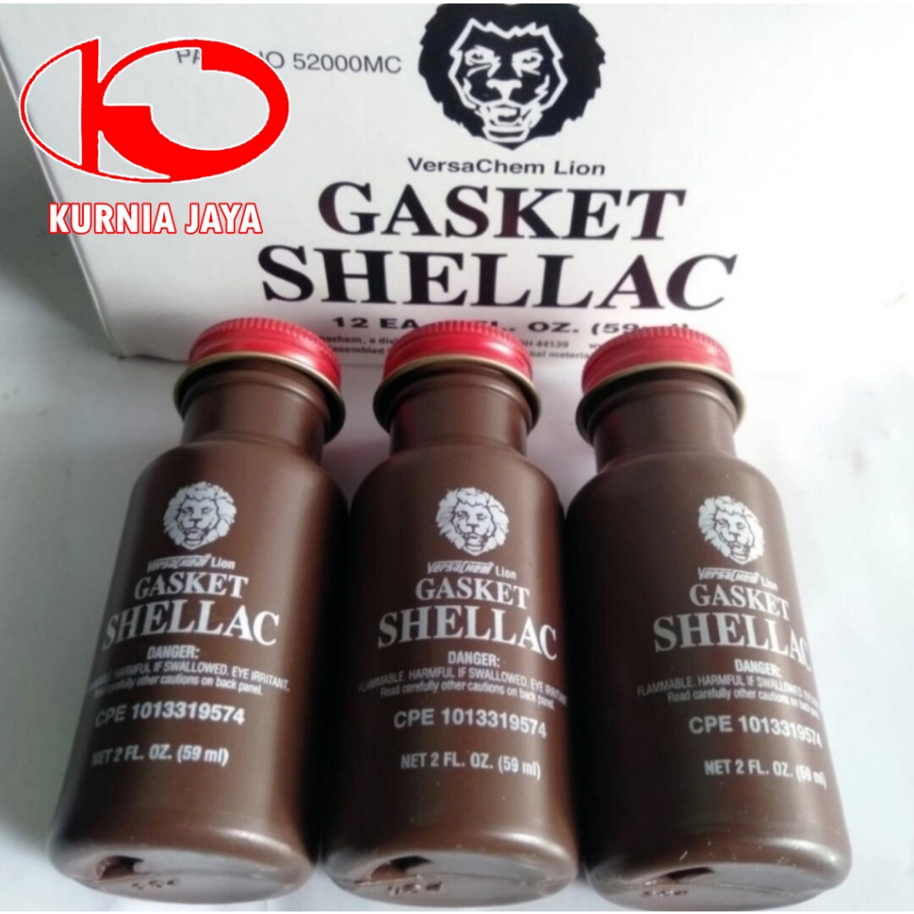 Jual Lem Gasket Indian / Lem Gaket SHELLAC 59ML ORIGINIAL TERLARIS ...