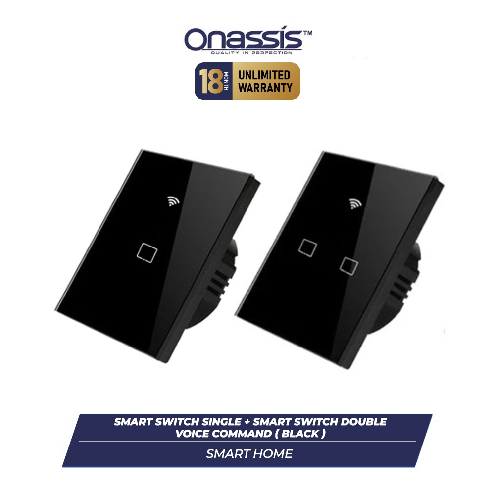 Jual Onassis Smart Bundling Smart Switch Single & Double Voice Command ...