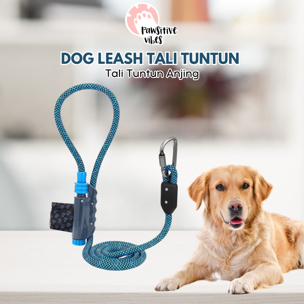 Jual Pawsitive Vibes - Dog Leash Tali Tuntun Anjing - Tali Rantai ...