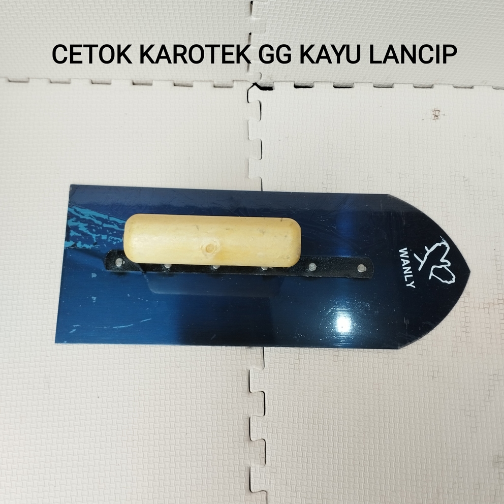 Jual cetok koratek/serkam/kasutan besi gagang kayu | Shopee Indonesia