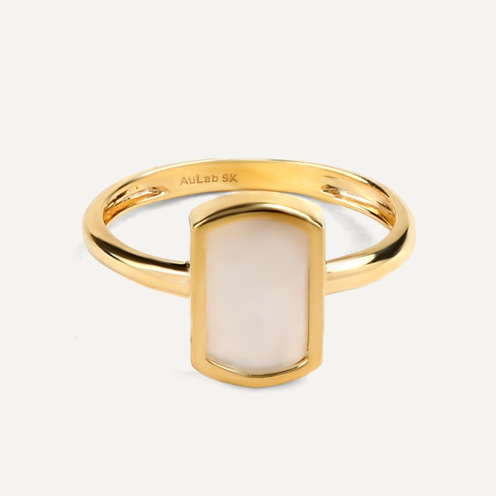 Jual Aurum Lab Cincin Emas 9K - Erin (Mother of Pearl) | Shopee Indonesia