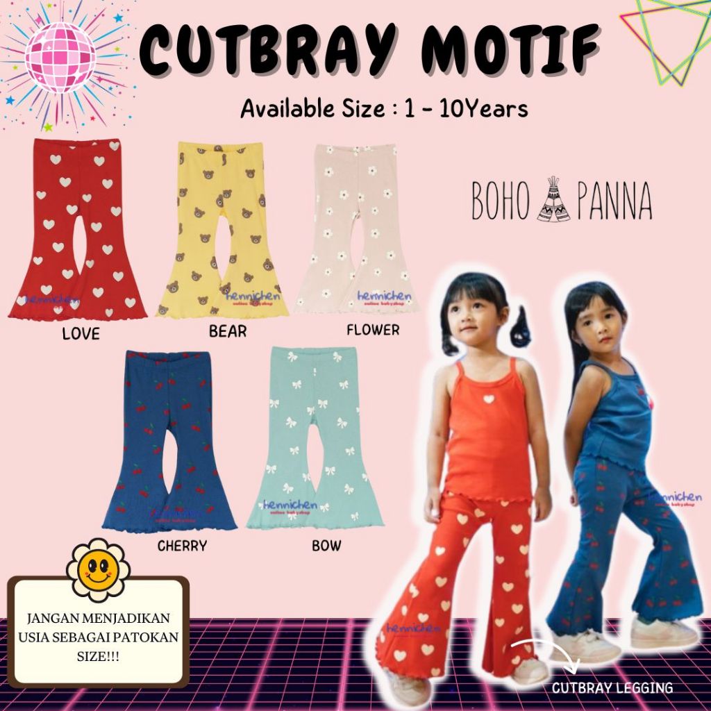 Jual Bohopanna Cutbray Motif 6 Bulan - 10 Tahun Legging / Celana ... Jual Bohopanna Cutbray Motif 6 Bulan - 10 Tahun Legging / Celana ...