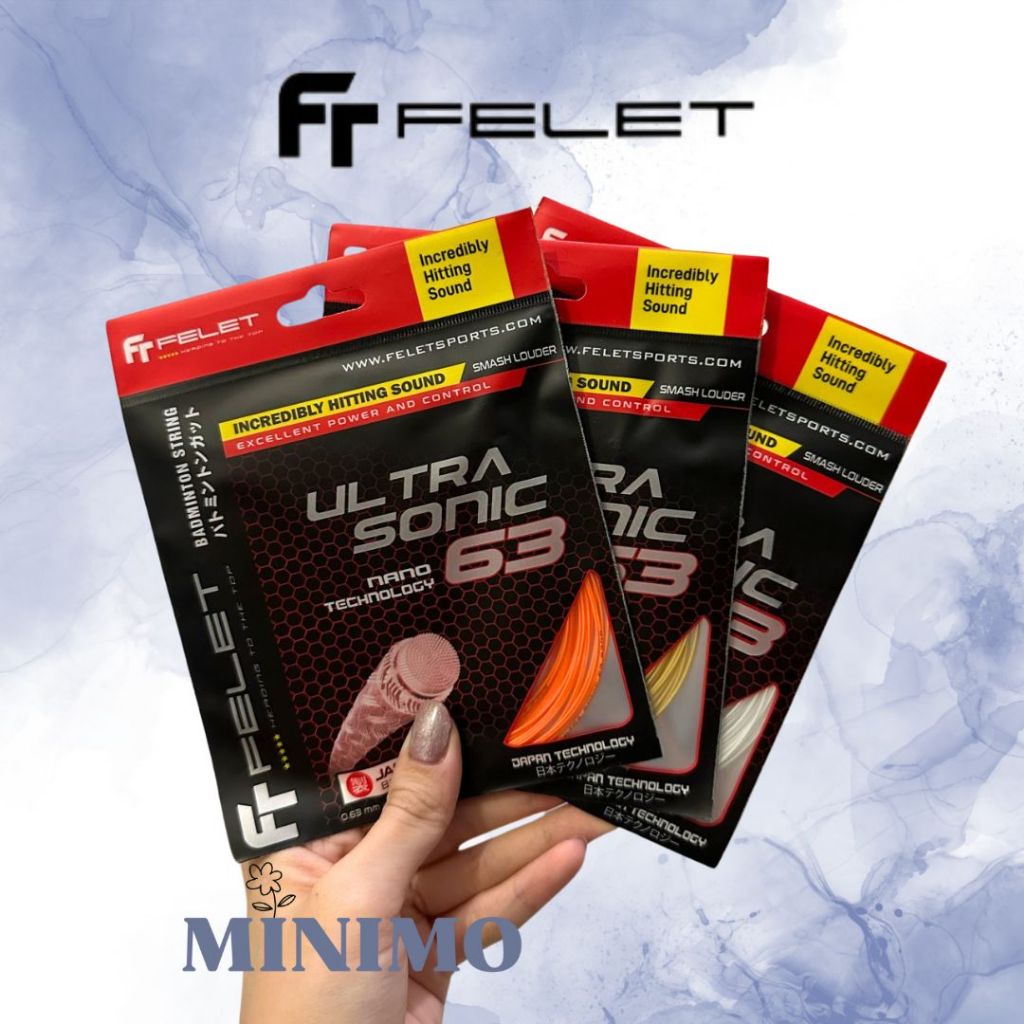 Jual Senar Raket Badminton Felet Ultrasonic 63 Original | Shopee Indonesia
