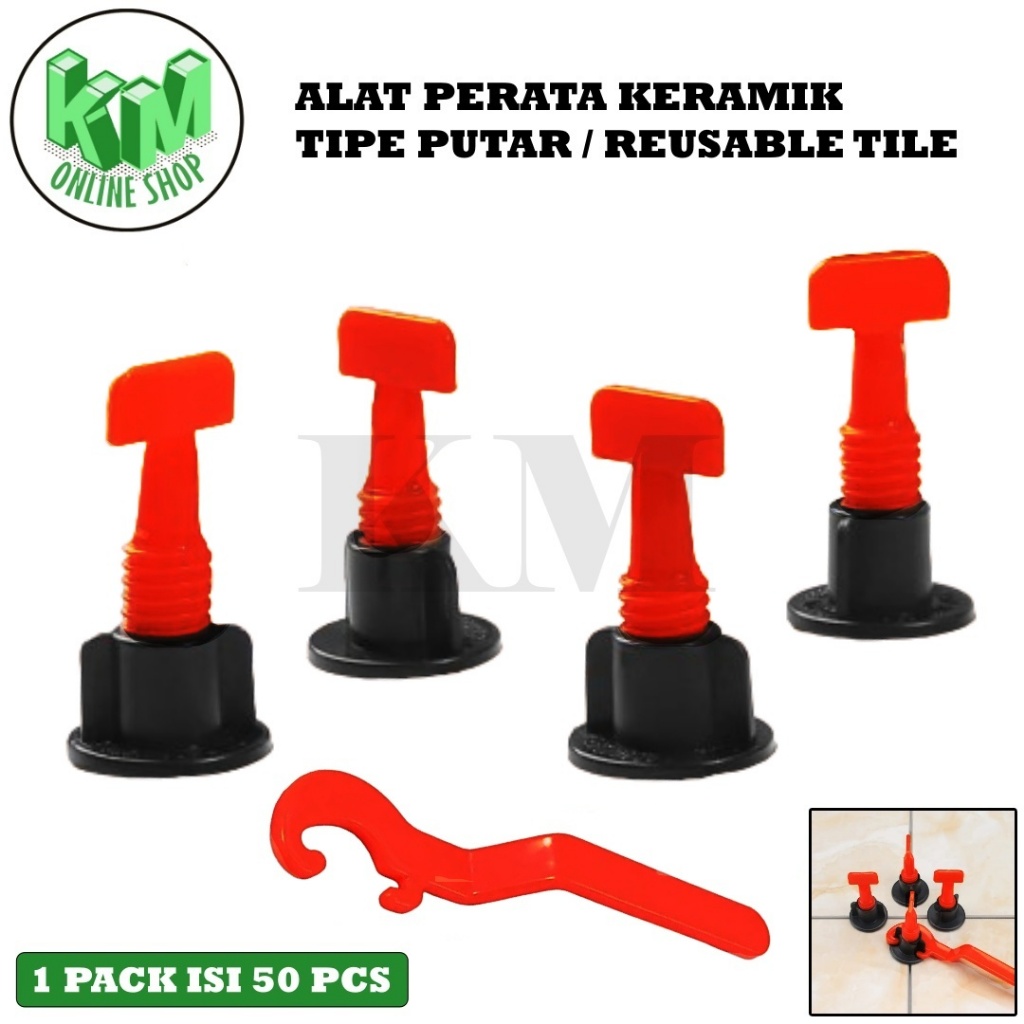 Jual 50 Pcs Alat Perata Keramik Alat Pasang Keramik Granit Perata Pin ...