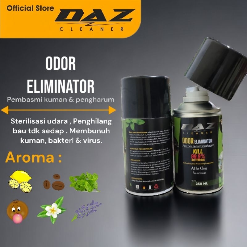 Jual odor eliminator pembasi penghilang bau apek di mobil ruangan dll ...