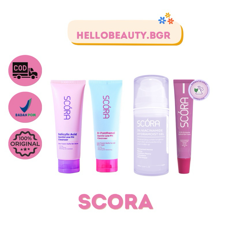 Jual SCORA 5% Niacinamide Hydramoist Gel 100ml Pelembab Wajah | Shopee Indonesia