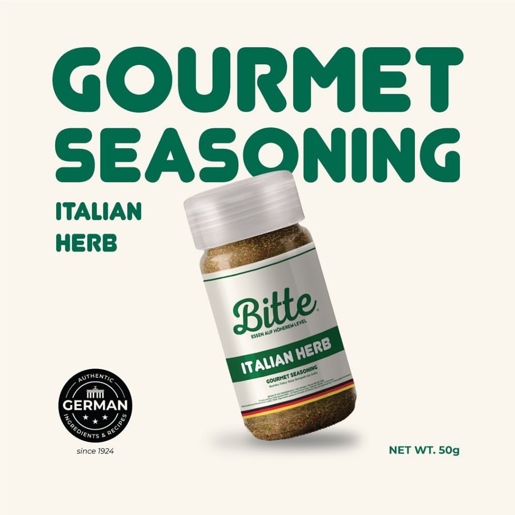 Jual Bitte Italian Herb Gourmet Seasoning - 55g | Shopee Indonesia
