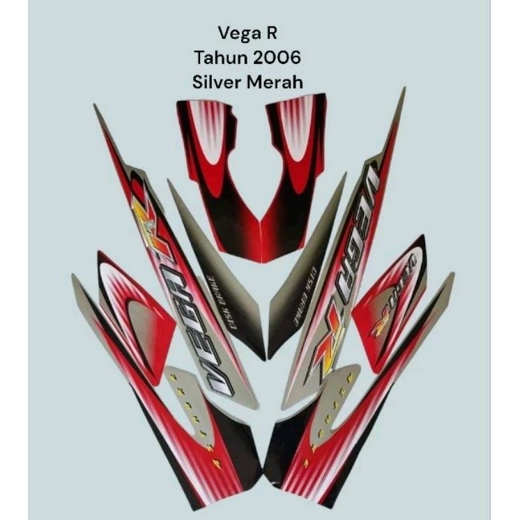Jual STICKER STRIPING LIS STANDAR MOTOR YAMAHA VEGA R TAHUN 2006 ...