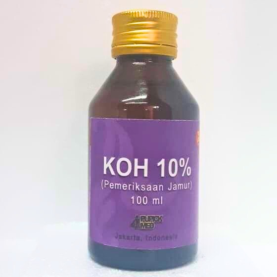 Jual KOH 10% 100ml / Pemeriksaan Jamur | Shopee Indonesia