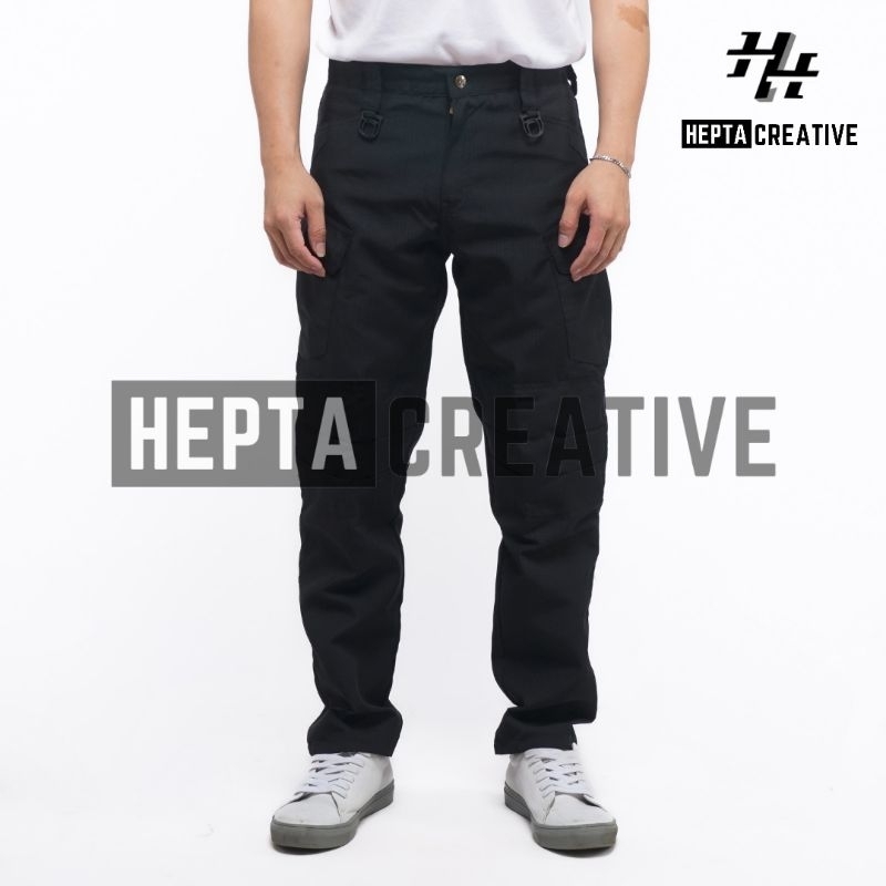 Jual CELANA PANJANG CARGO HITAM PRIA KARGO PANTS | Shopee Indonesia