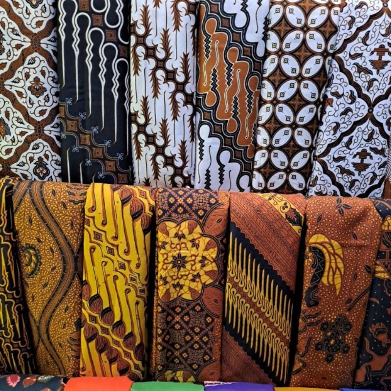 Jual AD Kain Batik Printing Dan Embos New Modern Adem Halus Seragam ...