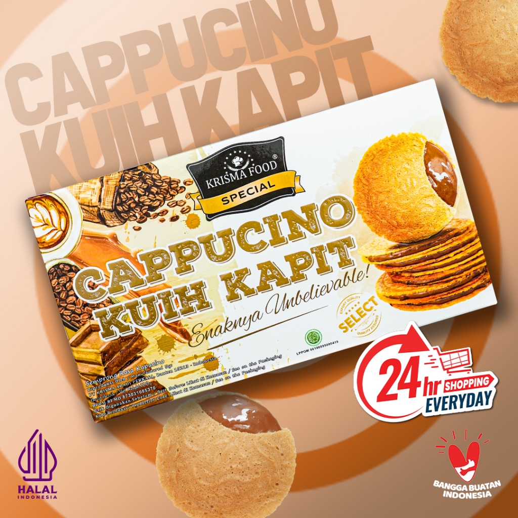 Jual CAPPUCINO KUIH KAPIT - GANDA | KRISMA FOOD | Shopee Indonesia
