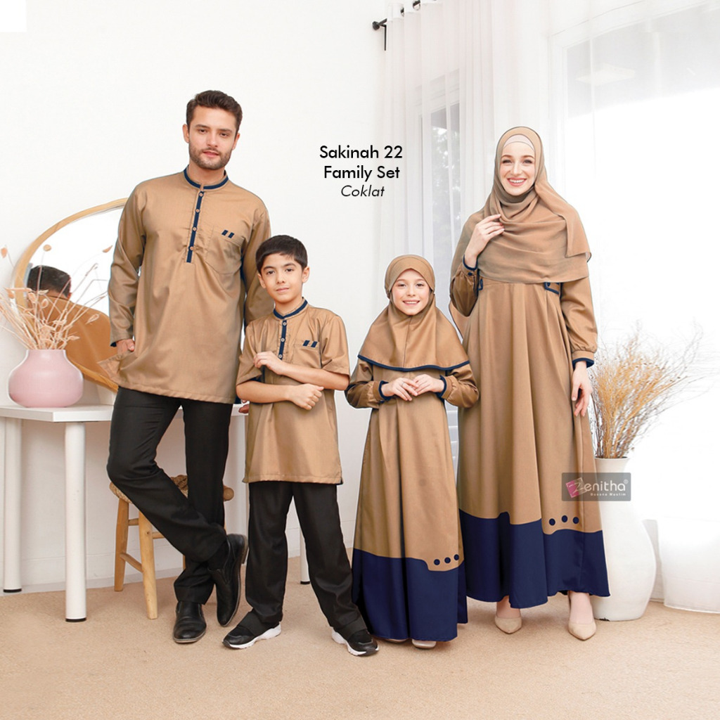 Jual Zenitha Sarimbit Sakinah 22 - Sarimbit Keluarga Lebaran Couple ...