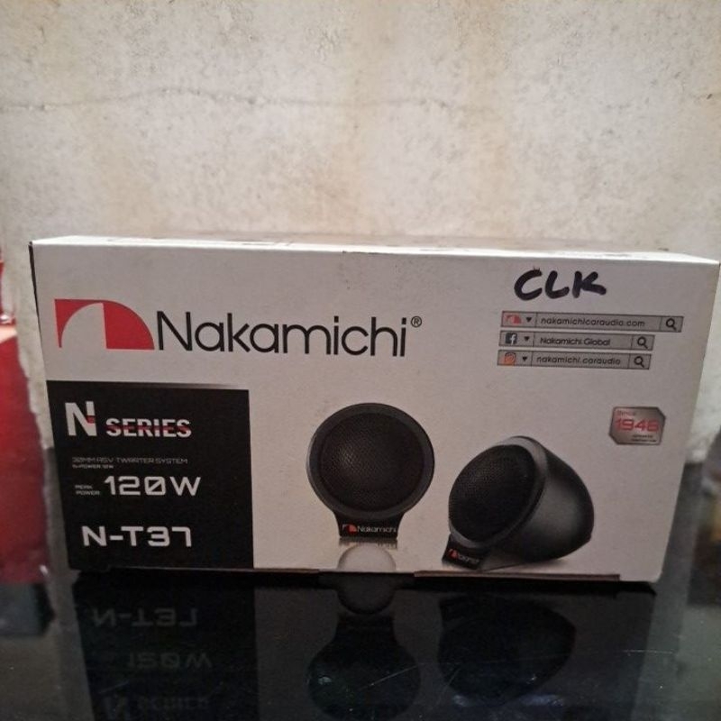 Jual tweeter NAKAMICHI N-T37 120w silk dome dashboard | Shopee Indonesia