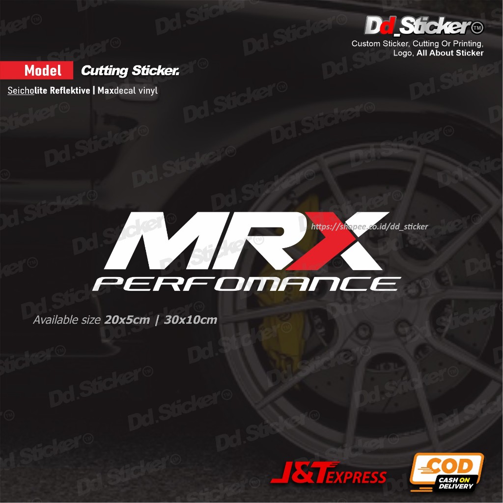 Jual Sticker MRX PERFOMANCE (Cutting Sticker) | Shopee Indonesia