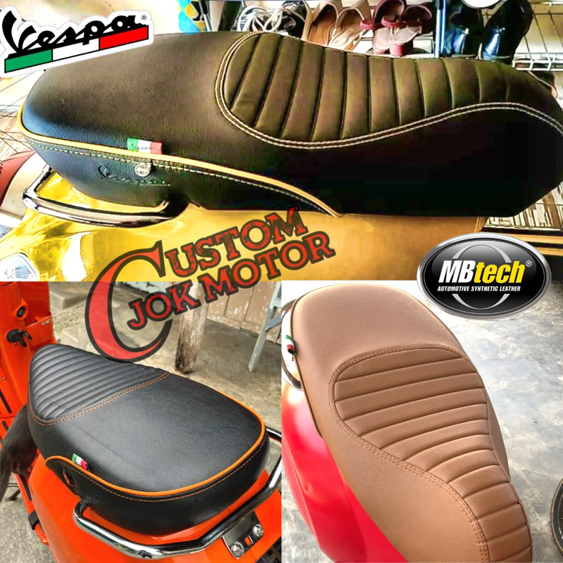 Jual KULIT JOK MOTOR VESPA MBTECH CAMARO#VESPA PRIMAVERA#VESPA Sprint# ...