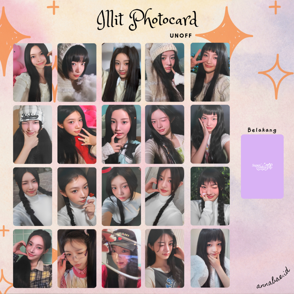 Jual Photocard ILLIT Super Real Me | Shopee Indonesia