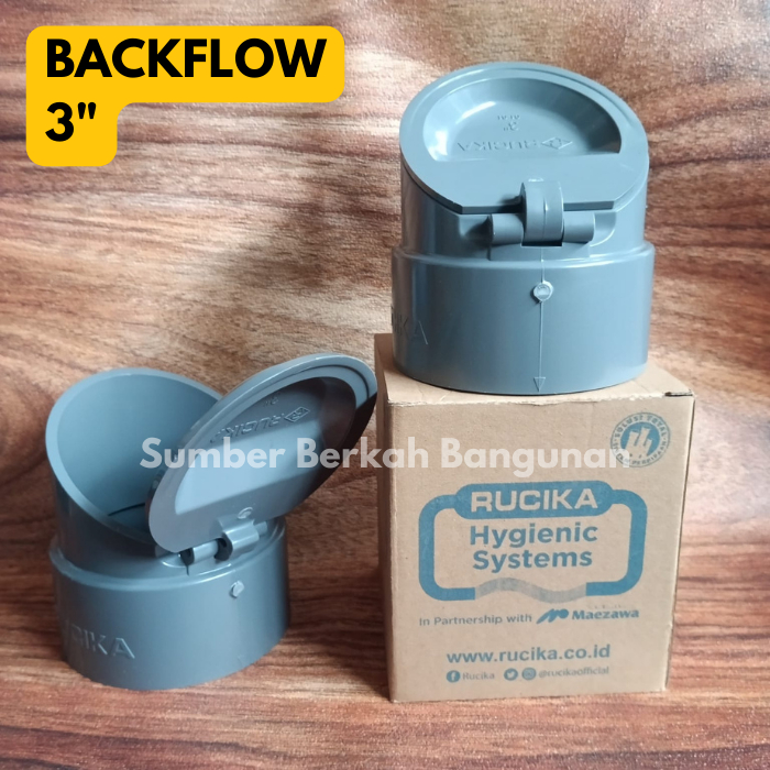 Jual BACKFLOW VALVE 3" INCH PVC RUCIKA | Shopee Indonesia