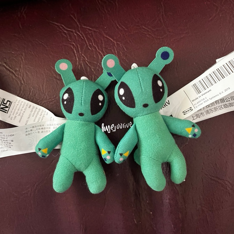 Jual ikea alien plush keychain boneka aftonsparv | Shopee Indonesia