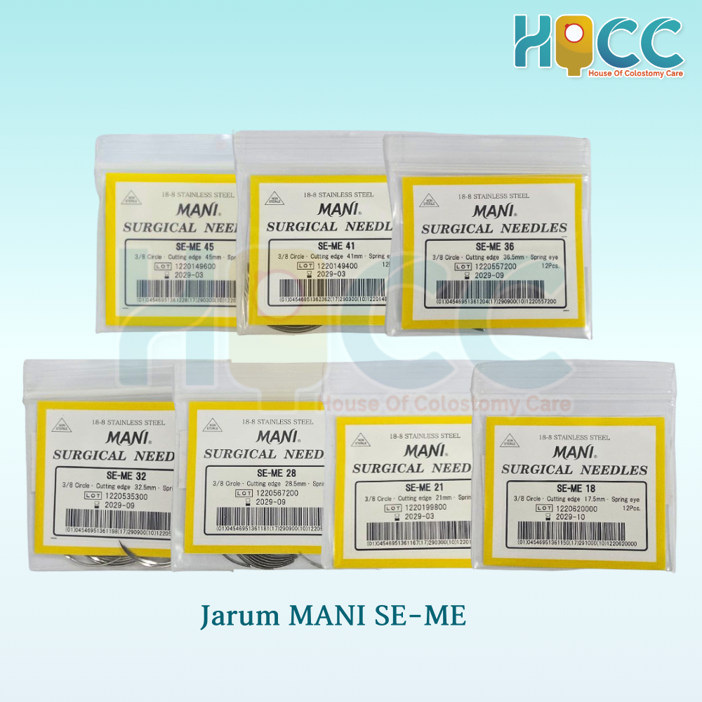 Jual Jarum Hecting Mani Kulit 3/8 Lingkaran Segitiga | Shopee Indonesia