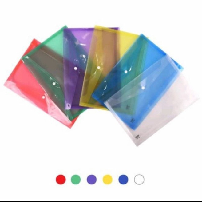 Jual (1 PCS) Map Kancing Tipe Kancing1 Plastik Folder One Bening ...