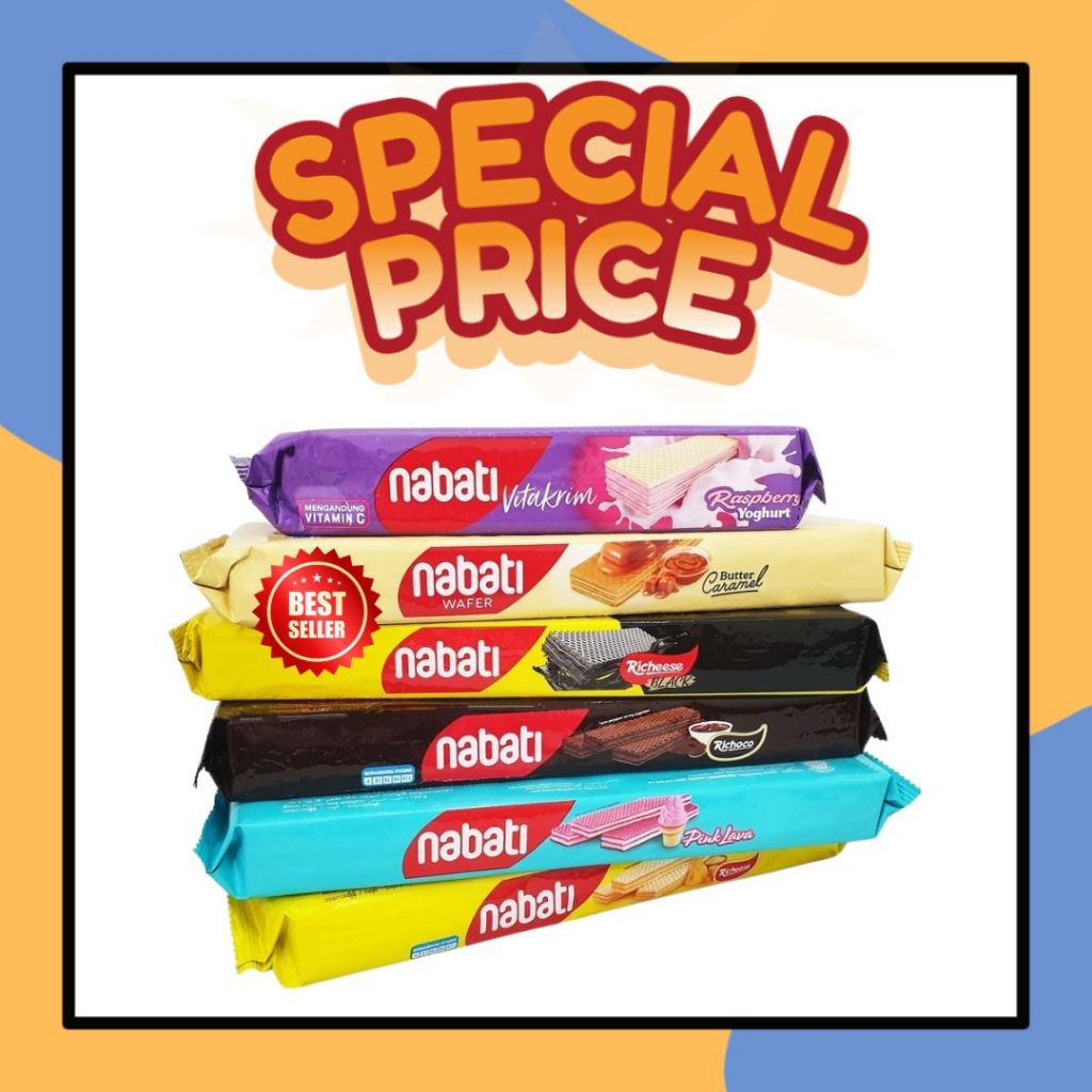 Jual Nabati 122gr Pouch Wafer Cream Aneka Rasa | Shopee Indonesia