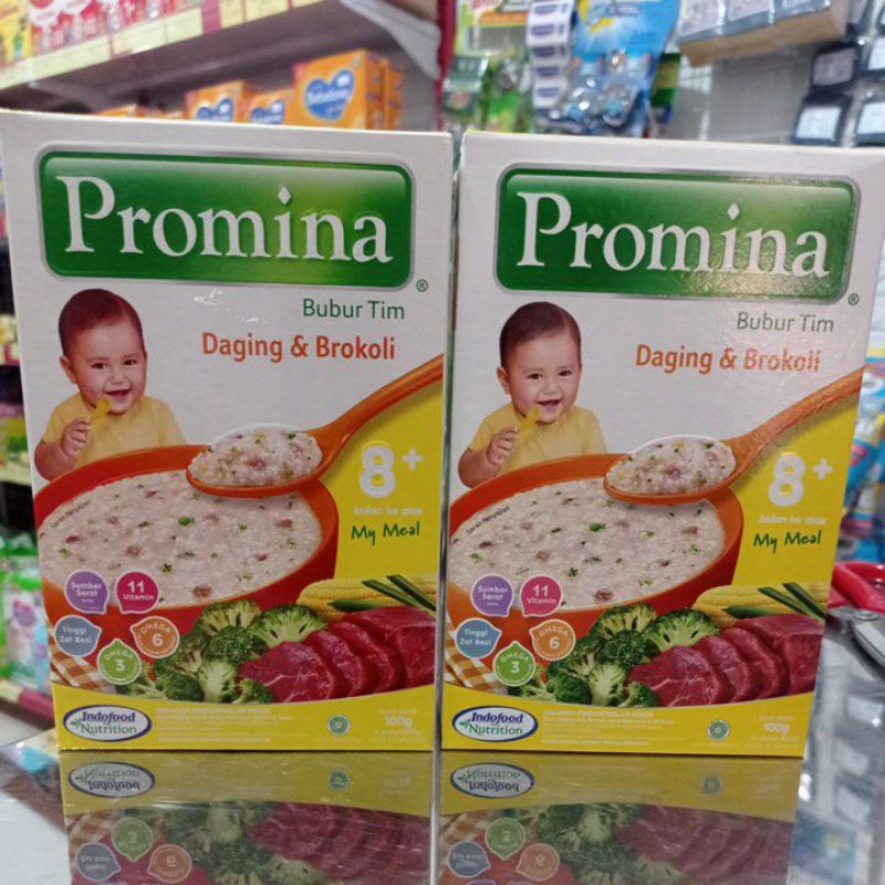 Jual Promina Bubur Tim 8+ Daging&Brokoli | Shopee Indonesia