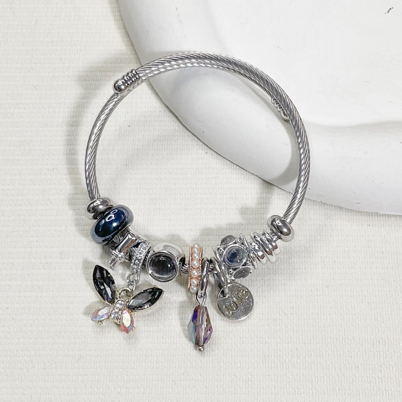 Jual Premium Gelang Pandora Charms Bracelet Serut Titanium Asli Wanita ...