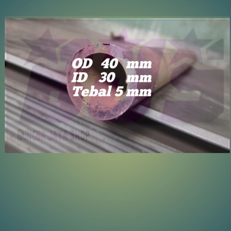 Jual Pipa seamless Od 40mm Id 30mm tebal 5mm panjang 20 cm | Shopee Indonesia