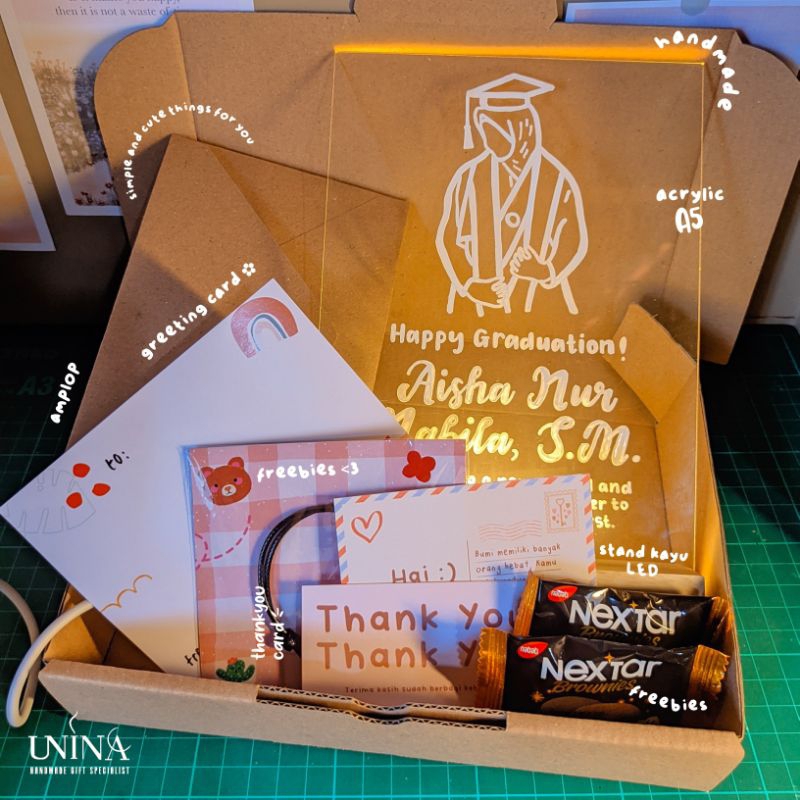 Jual HAMPERS BOX | AKRILIK CUSTOM LED / NON LED | GIFT BOX ACRYLIC ...