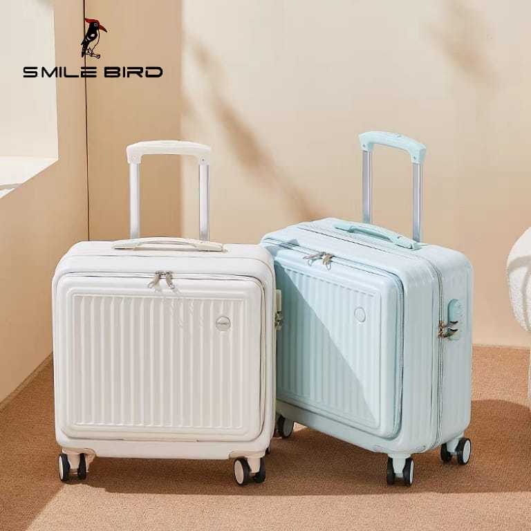 Jual Smile Bird Koper 2 in 1 Koper Pilot Mini 18 Inchi Double Pin Cabin ...