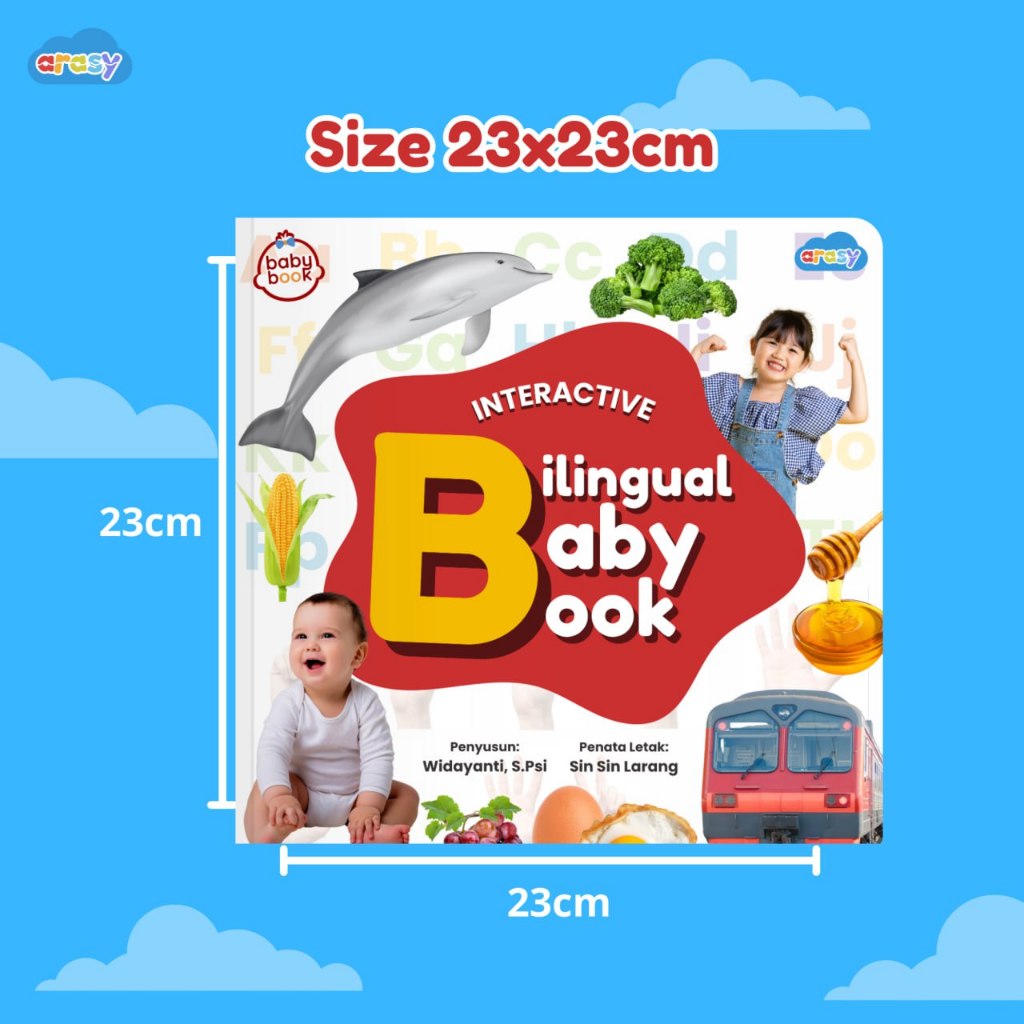 Jual READY! Interactive Bilingual Baby Book, Buku bayi | Shopee Indonesia