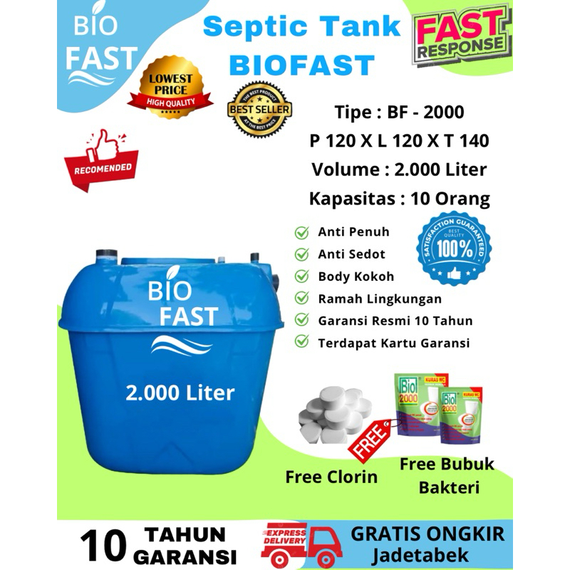 Jual septic tank bio biotech biofil biotaff biotank biofilter biofast 2 ...