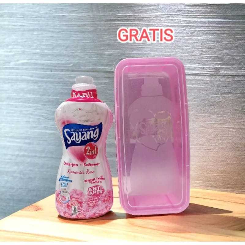 Jual SAYANG DETERGEN CAIR BOTOL 700 ML FREE TEPAK | Shopee Indonesia