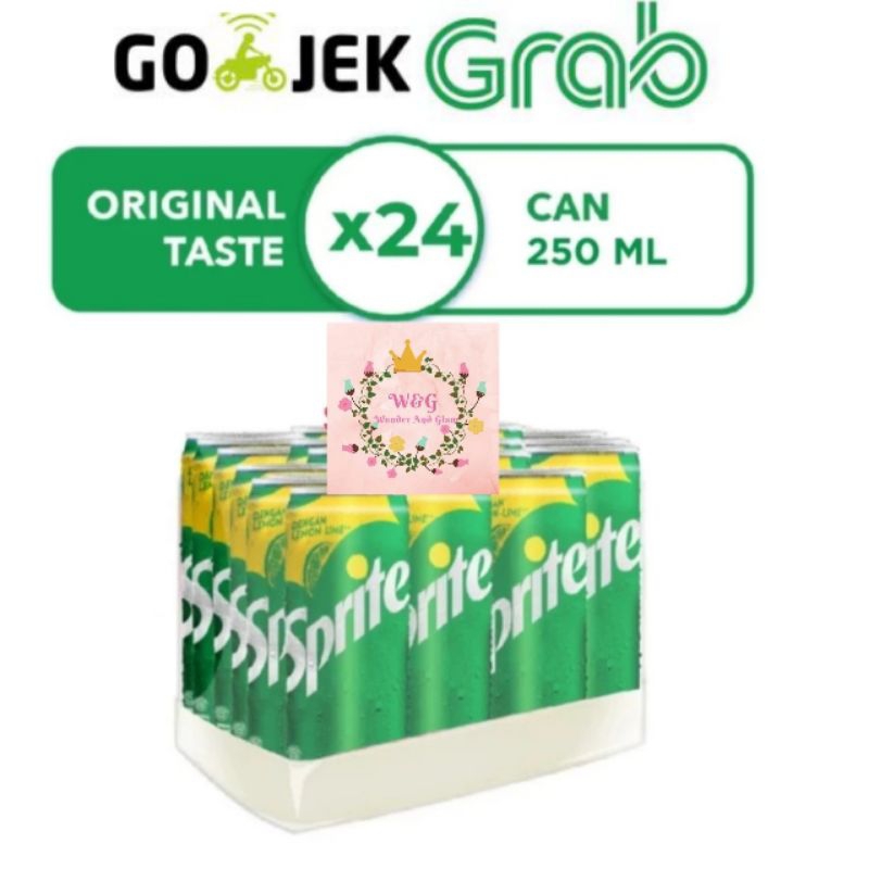 Jual Sprite Can 250ml | Sprite Kaleng 250ml 1 Karton 24 Pcs | Shopee ...