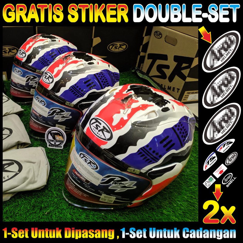 Jual Helm TSR Ram 4 Mick Doohan | Shopee Indonesia