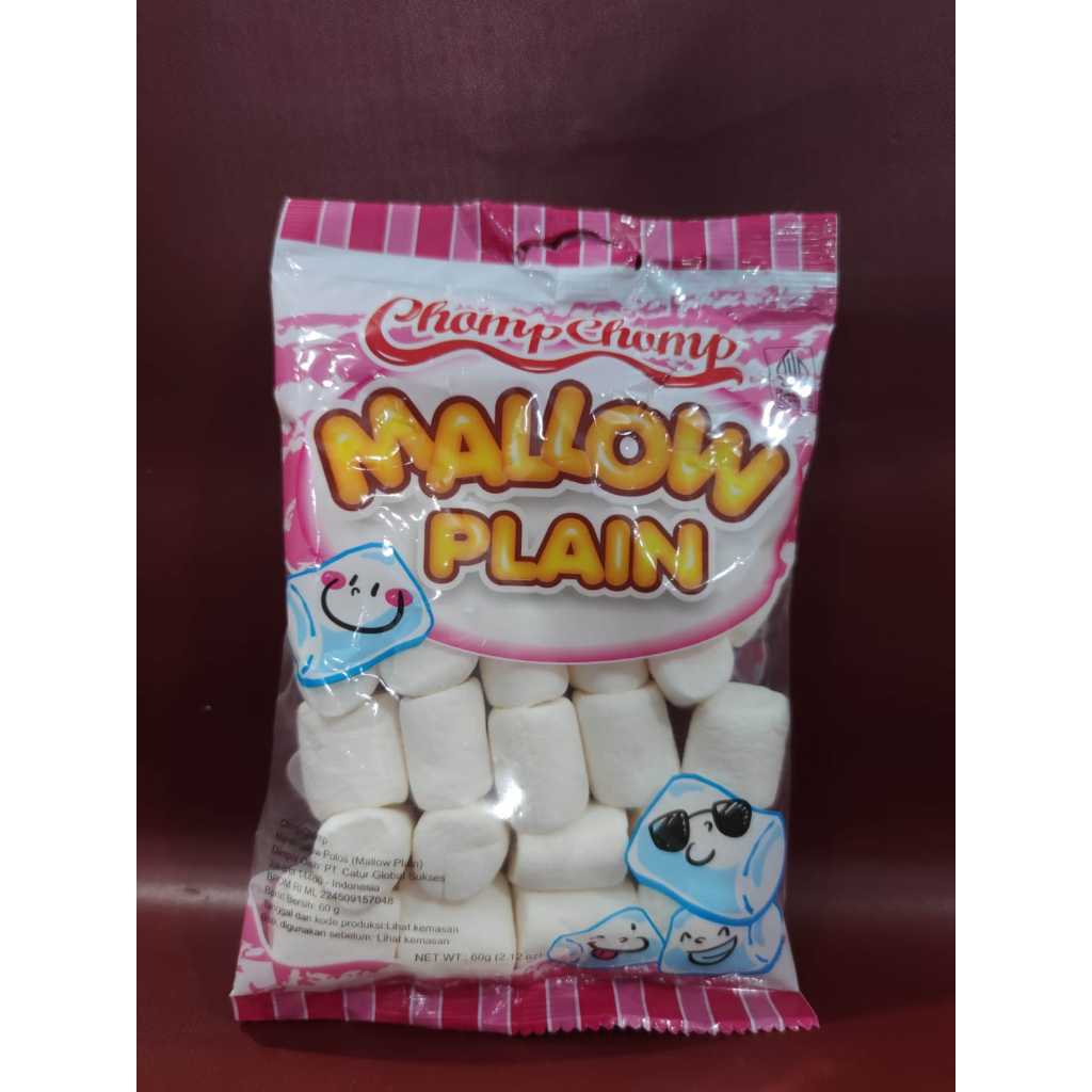 Jual Chomp Chomp Mallow Plain 60G | Shopee Indonesia