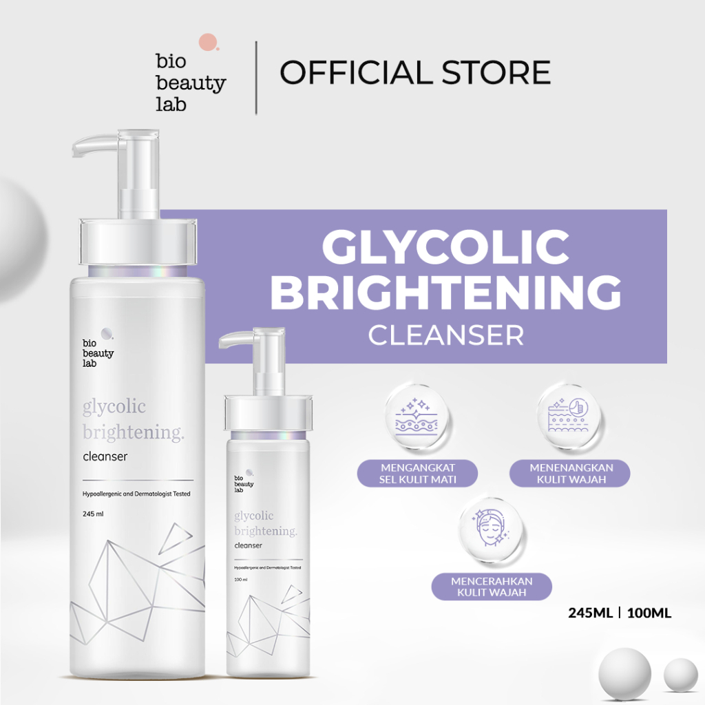 Jual Bio Beauty Lab Glycolic Brightening Cleanser Face Wash BBL ...