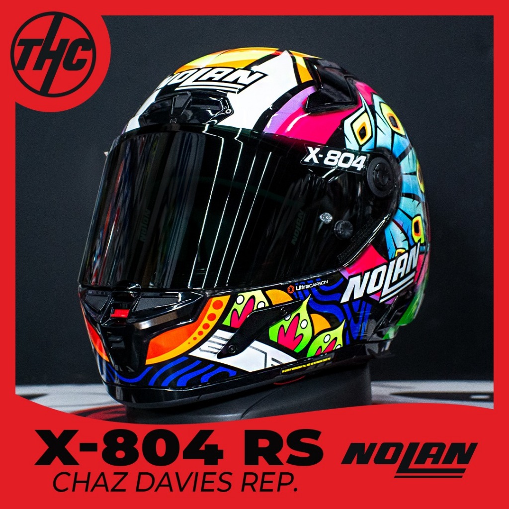 Jual NOLAN X-804RS CHAZ DAVIES REP X804RS ULTRA CARBON | Shopee Indonesia