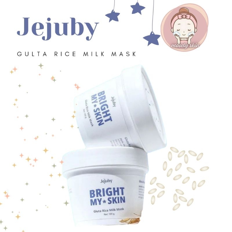 Jual JEJUBY-Gluta Rice Milk Mask 2in1 Bleaching & sleeping Body Mask ...